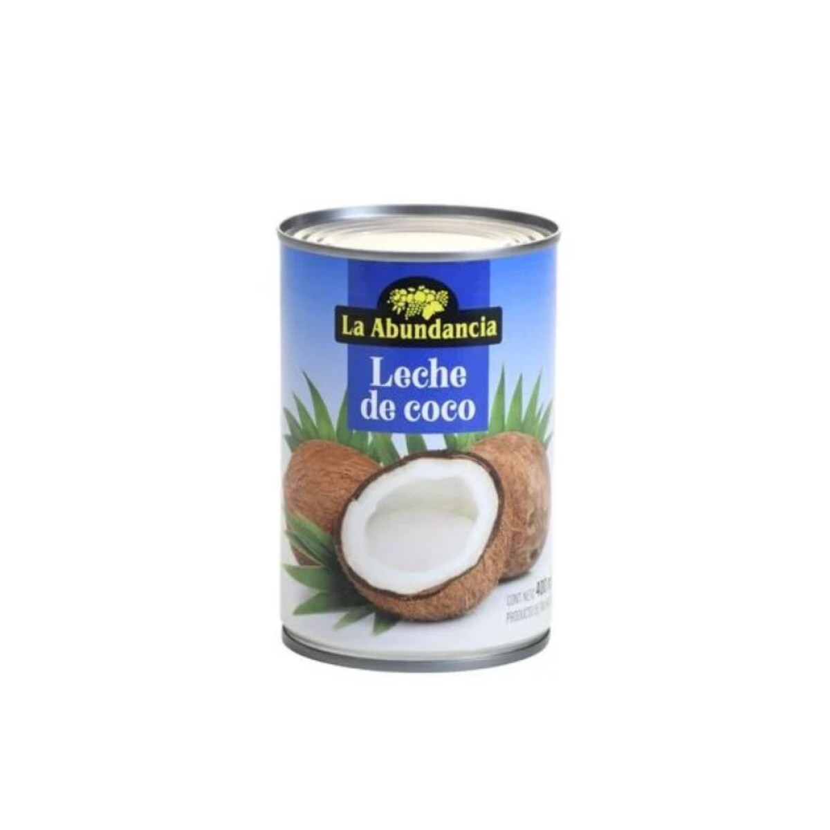 Leche de Coco Lata 400ml – La Abundancia – Orgánica Tienda Natural